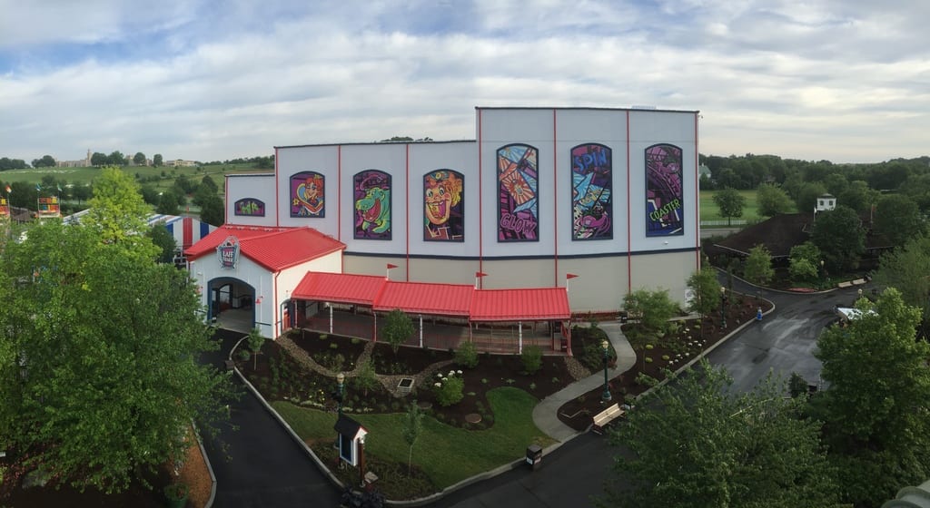 Hershey Park Laff Trakk Coaster Building | Steelsmith Inc Steel ...