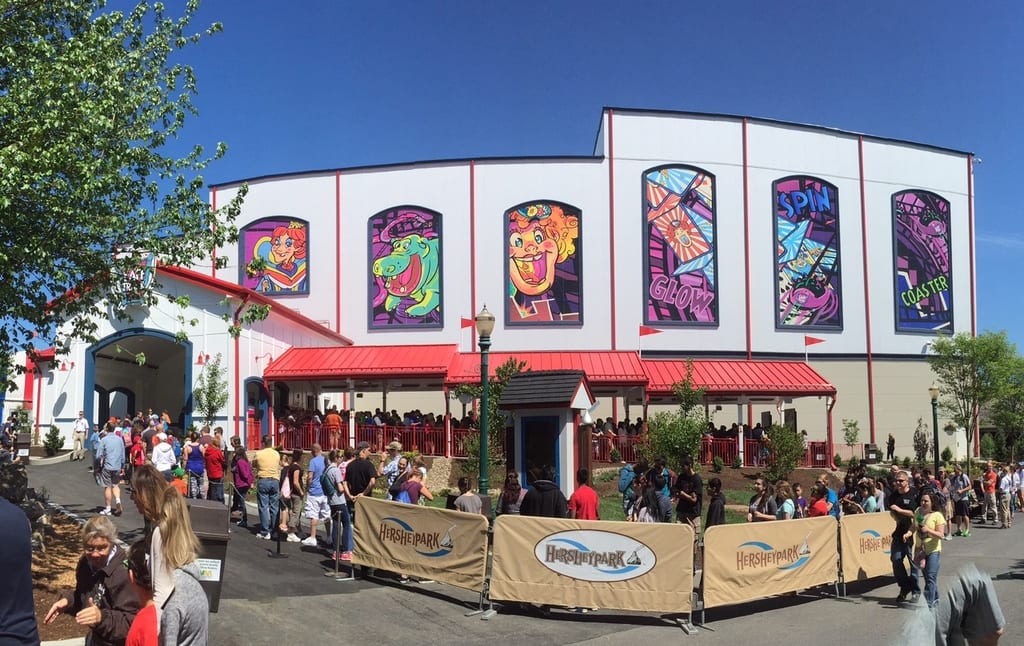 Hershey Park Laff Trakk Coaster Building | Steelsmith Inc Steel ...