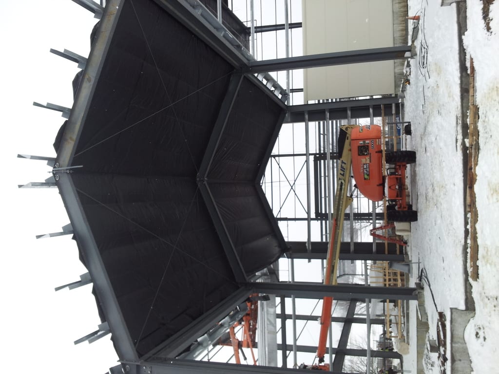 Hershey Park Laff Trakk Coaster Building | Steelsmith Inc Steel ...