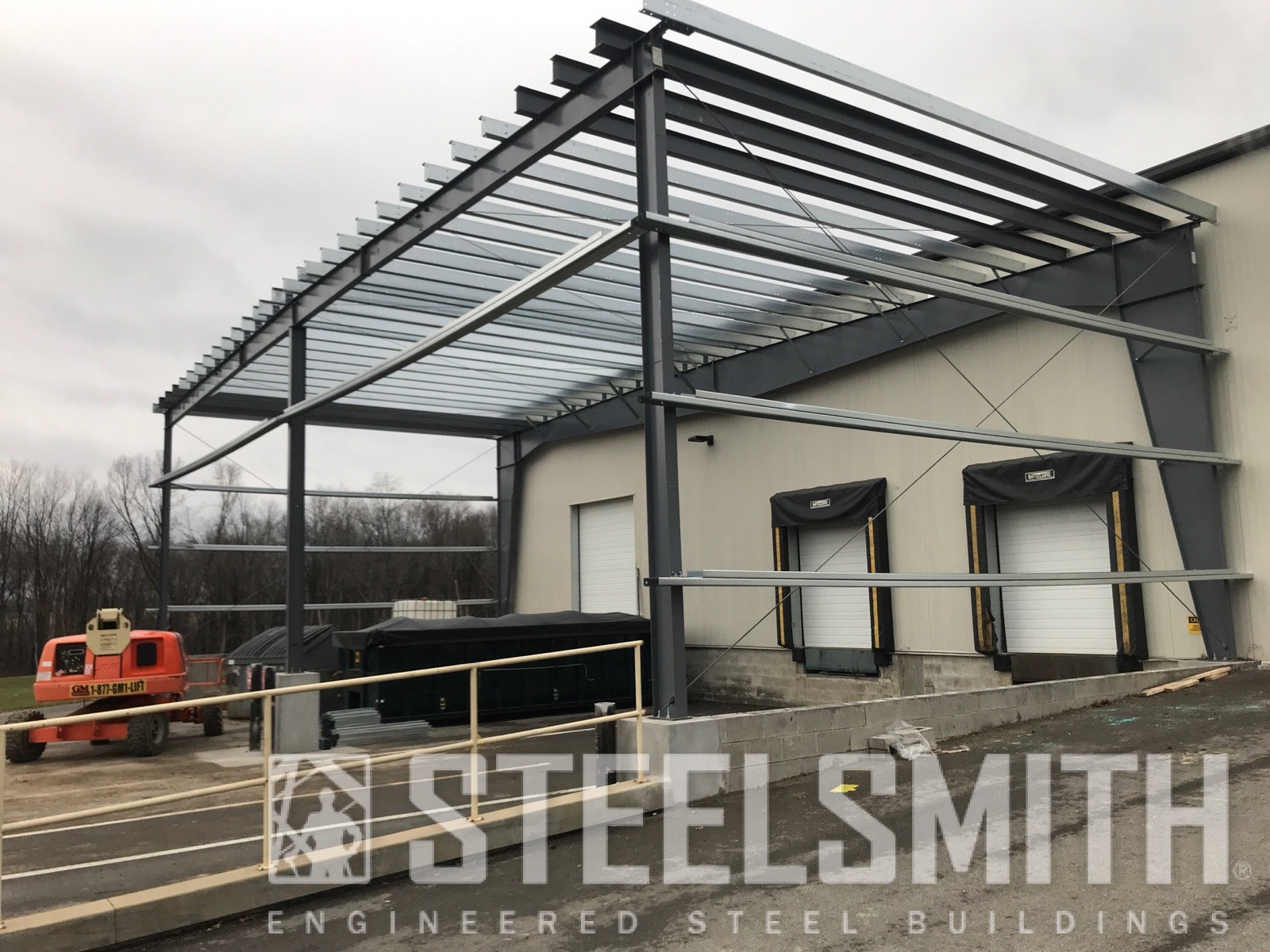 Sarver PA Medical Canopy | Steelsmith Inc Steel Buildings and Design ...